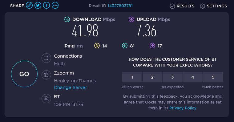 To infinity and beyond!! I just upgraded my broadband! – Beasley's Place